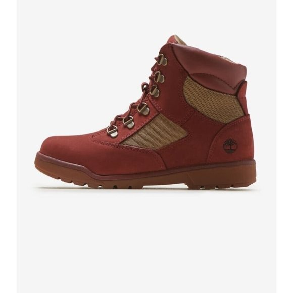 Timberland | Shoes | Timberland Tba222z V7 Youth Kids Red Nubuck 6 Inch ...